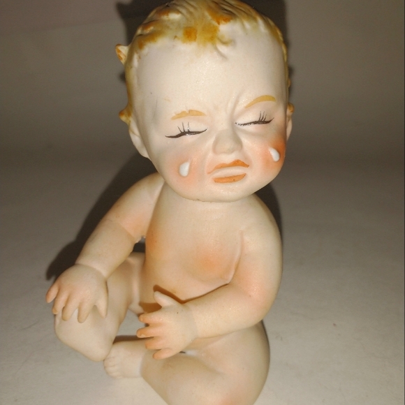 Norcrest | Accents | Porcelain Crying Kewpeie Doll | Poshmark
